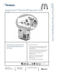 Multiplex Icecore 44HC, 44G & 50G Remote Chillers