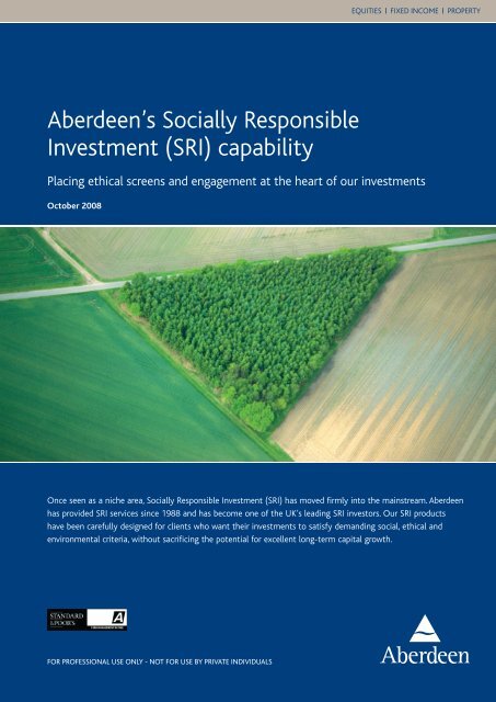 SRI - Aberdeen Asset Management