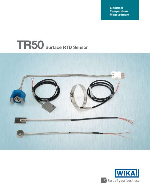 TR50 Surface RTD Sensor - WIKA