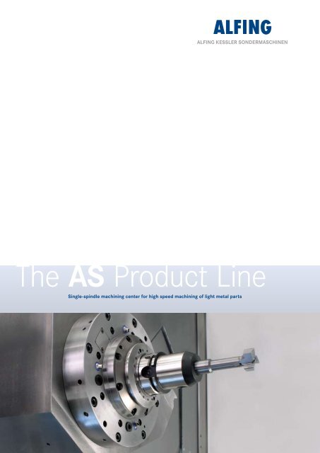 Technical Data The AS Product Line - Alfing Kessler ...