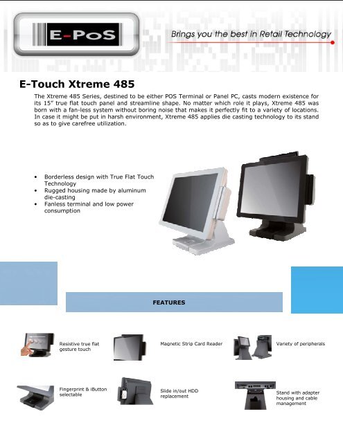 E-Touch Xtreme 485 - E-PoS International