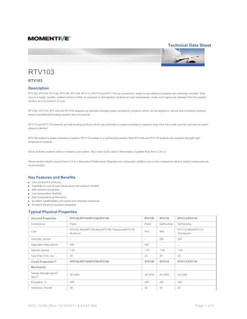 RTV103 - SINUS Electronic