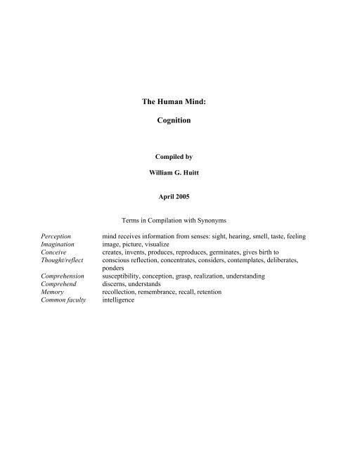 Overview - Educational Psychology Interactive