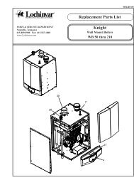 Replacement Parts List TurboChargerÂ® Water Heater - Lochinvar