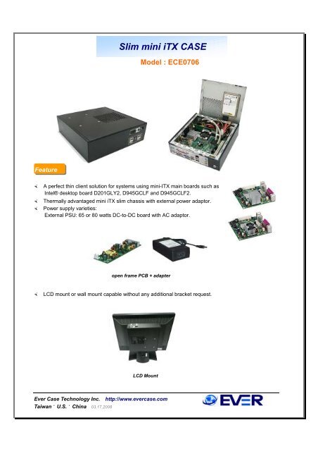 Slim mini iTX CASE - Evercase