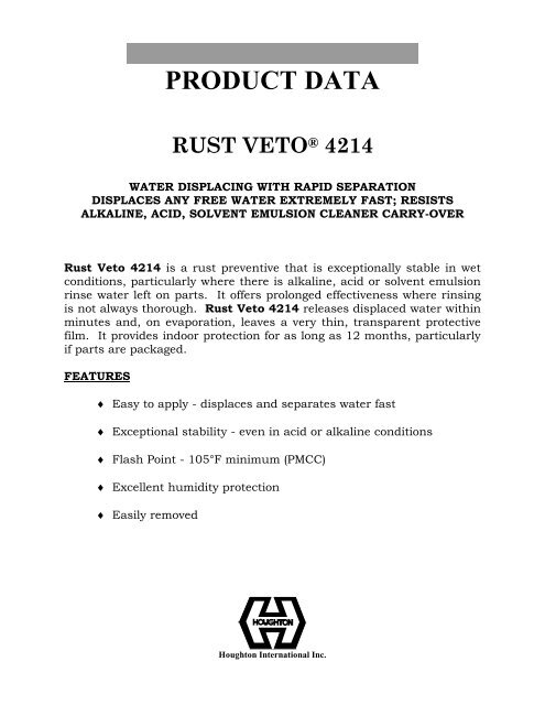 RUST VETOÂ® 4214