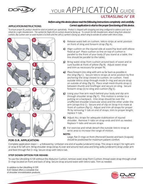 ULTRASLING IVÂ® eR - DJO Global