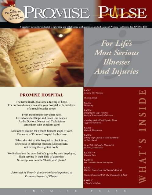 PROMISE HOSPITAL - Promise Healthcare