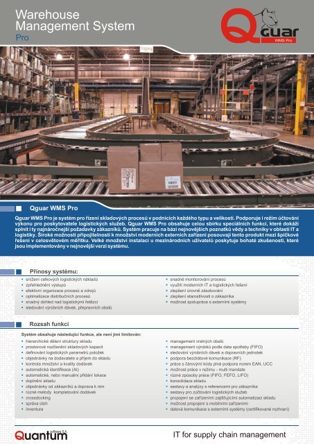 Software Qguar WMS Pro