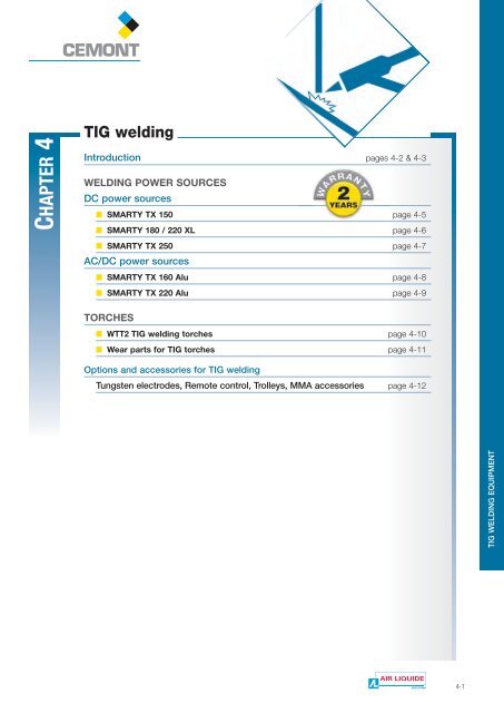 TIG welding - Cemont