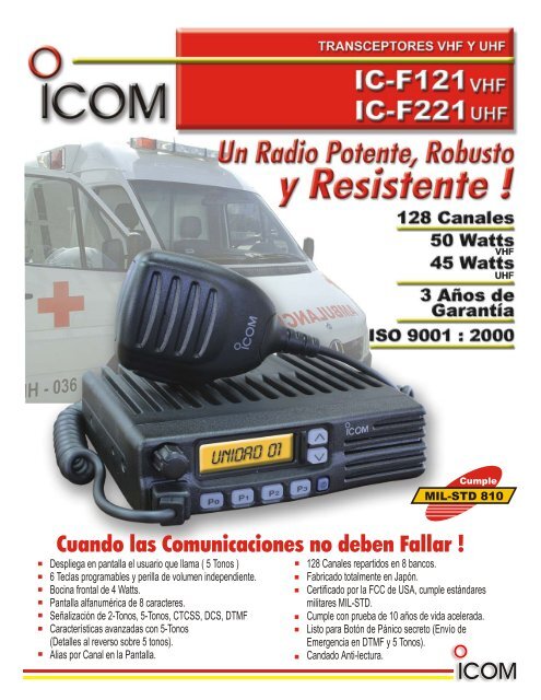 IC-F121/221 - Syscom