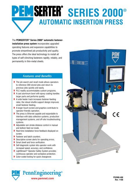 PEMSERTER Series 2000 Press