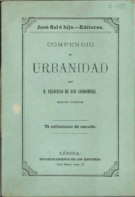 URBANIDAD - Sol-Torres