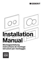Installation Instructions PDF - Geberit
