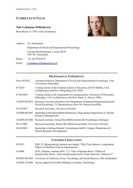 Erfahrungsbericht Vrije Universiteit Brussels (VUB) Wintersemester