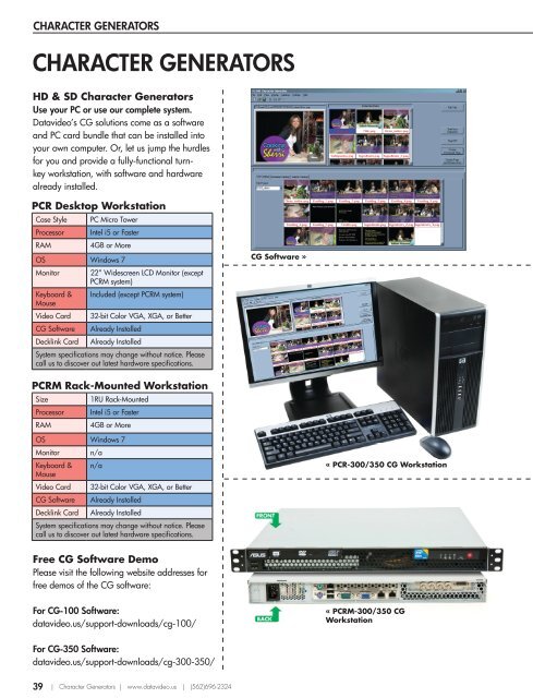 Download Page PDF - Datavideo