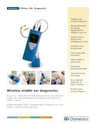 AURICAL FreeFit Datasheet - GN Otometrics