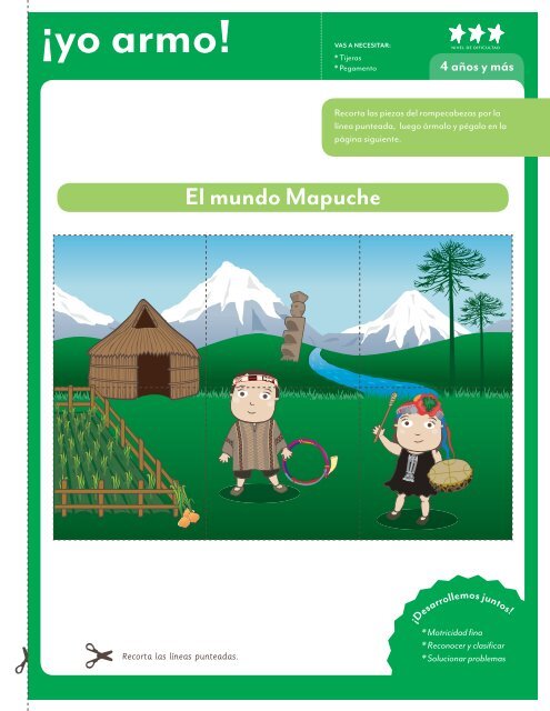 Rompecabezas mundo mapuche - Chile Crece Contigo