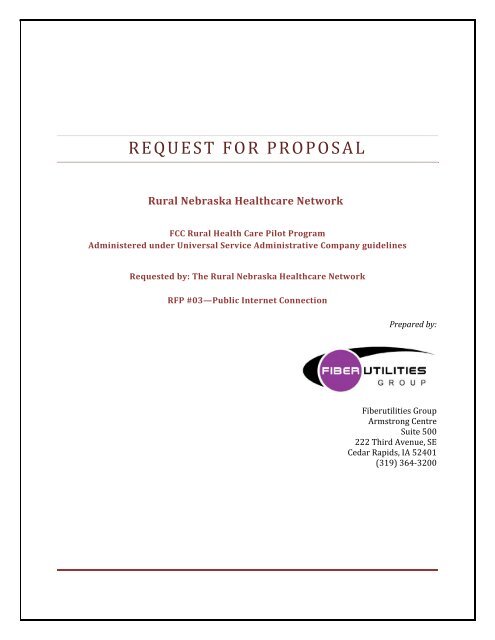 request for proposal - Universal Service Administrative Company