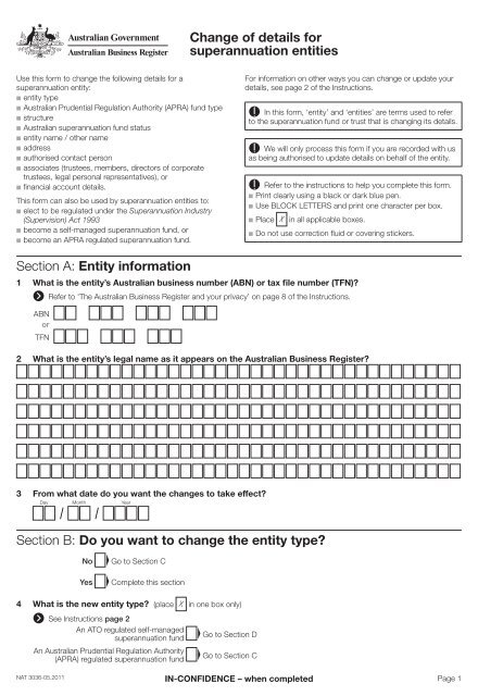 Form Australian Taxation Office