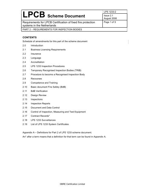 LPCB Scheme Document - RedBookLive