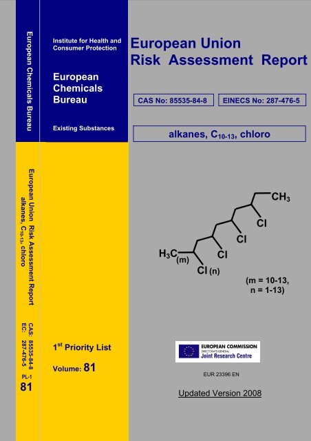European Union Risk Assessment Report - EU Bookshop - Europa