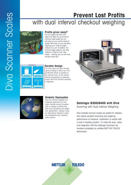 Diva Scanner Scales - METTLER TOLEDO