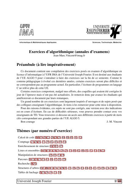 Structures de données et algorithmes Examen écrit, 14 juin 2012