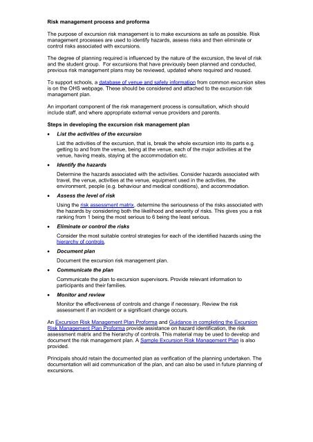 Risk Assessment Form: Module 1 - Sydney Uni Sport & Fitness