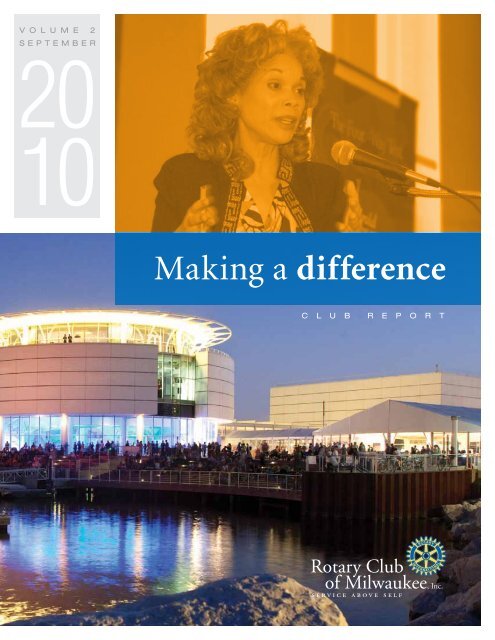Making a difference - Rotary Club of Milwaukee