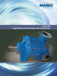 Vectra XL Liquid Ring Vacuum Pumps and Compressors