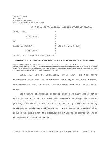 Motion to Vacate Judgment/Order [CR 60] - Washington LawHelp