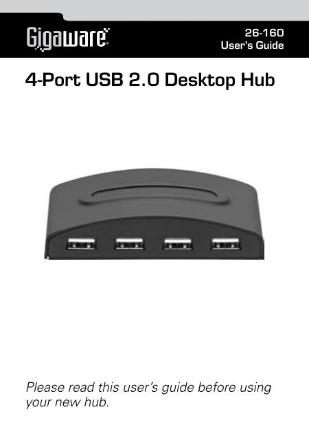 4-Port USB 2.0 Desktop Hub - Radio Shack