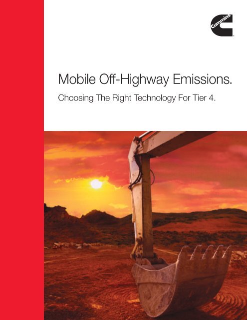 Mobile Off-Highway Emissions. - Cummins Engines
