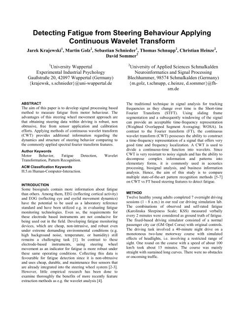 SIGCHI Conference Paper Format