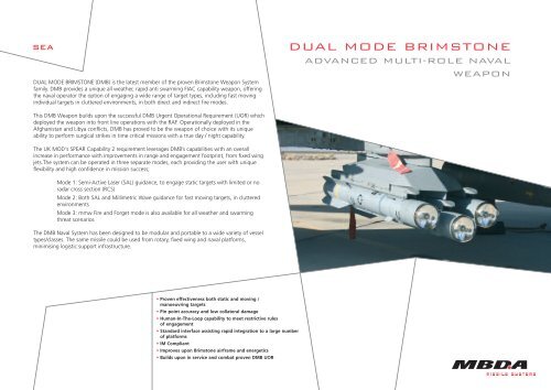 DUAL MODE BRIMSTONE - MBDA