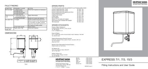 Installation & User Instructions - TLC Electrical Supplies