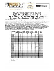 MULTI-CONDUCTOR TYPE SOOW - Priority Wire & Cable
