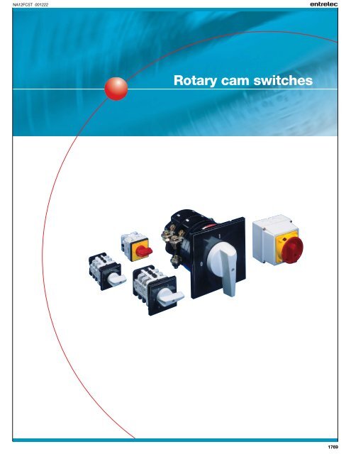 Rotary cam switches - Entrelec