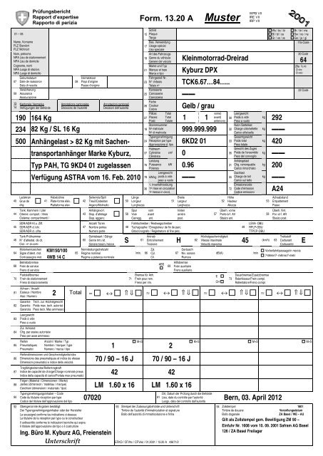 Form. 13.20 A Muster WPB VII