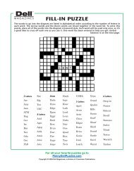 TANGLEWORDSÂ® - PennyDellPuzzles