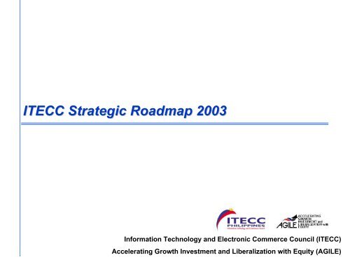 ITECC Strategic Roadmap 2003 - National Computer Center