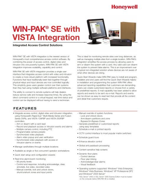 WIN-PAK SE With VISTA Integration