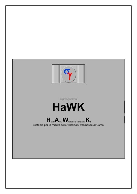 Manuale Hawk - SPECTRA Srl