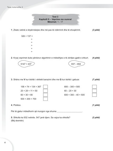 Teste matematike 4 Test 3