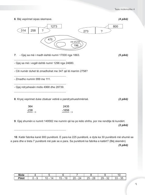 Teste matematike 4 Test 3