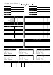 Ultimate Rifts Character Sheet by Stryker - RPG Sheets