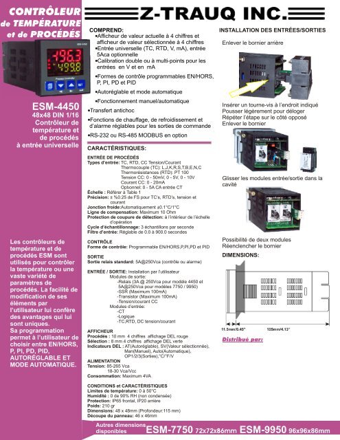ESM-4450 - Tension 3 phases