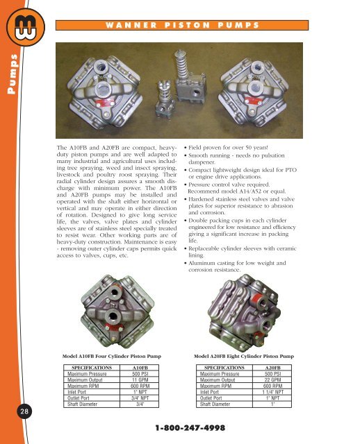all pumps & controls - Minnesota Wanner Co.
