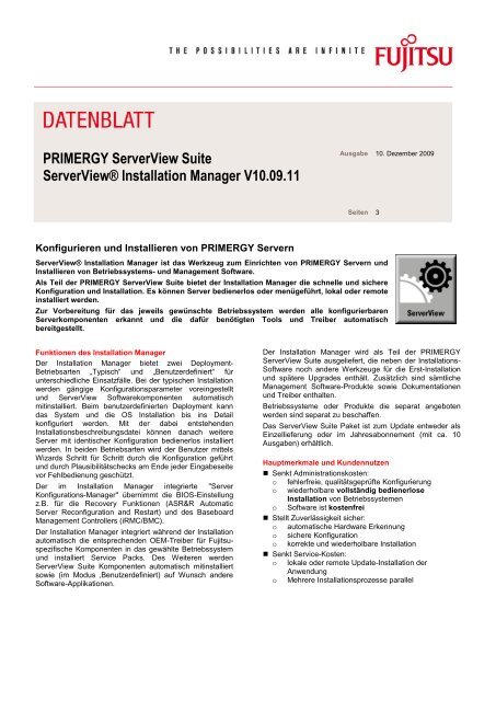 PRIMERGY ServerView Suite ServerView® Installation ... - reckzigel.at